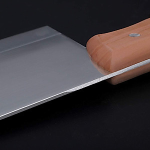 KOFERY 8-Inch Blade Handmade Forged Stainless Steel Butcher Knife Full Tang Big Meat Cleaver