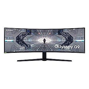 SAMSUNG Odyssey 49 inches QHD Ultra Wide 1440p G9 Curved QLED Gaming Monitor (Renewed)