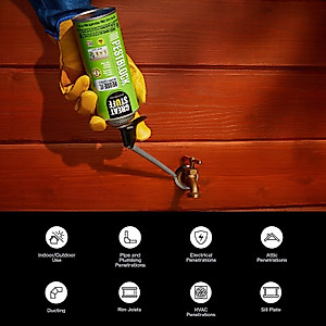 Great Stuff Pestblock Smart Dispenser - 3 Pack (3 x 12oz), Cans Off-White Spray Foam sealant for House/Home