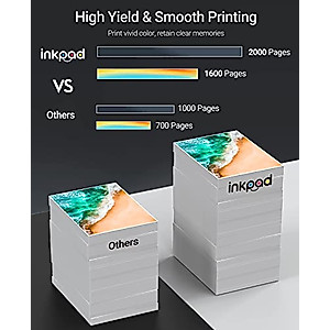 iNKPAD Remanufactured Ink Cartridge Replacement for HP 962 962XL, High Yield 962XL Ink Cartridge Combo Pack Work with HP OfficeJet Pro 9012 9015 9025 9015e 9010 9018 9020 9025e Printer (BCMY, 4 Pack)