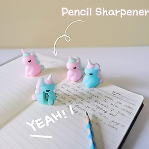 JUSIMON 4 PCS 12PCS Cute Pencil Sharpener Kawaii Manual Pencils Sharpeners Kids Cute Kawaii Pencil Sharpener Stationery for Office Home School Supplies (12pcs bennies)
