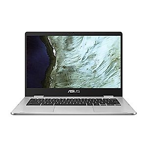ASUS Chromebook C423NA, 14" HD Nano-Edge Display, Intel Processor N3350, 4GB DDR4, 64GB eMMC, Chrome OS