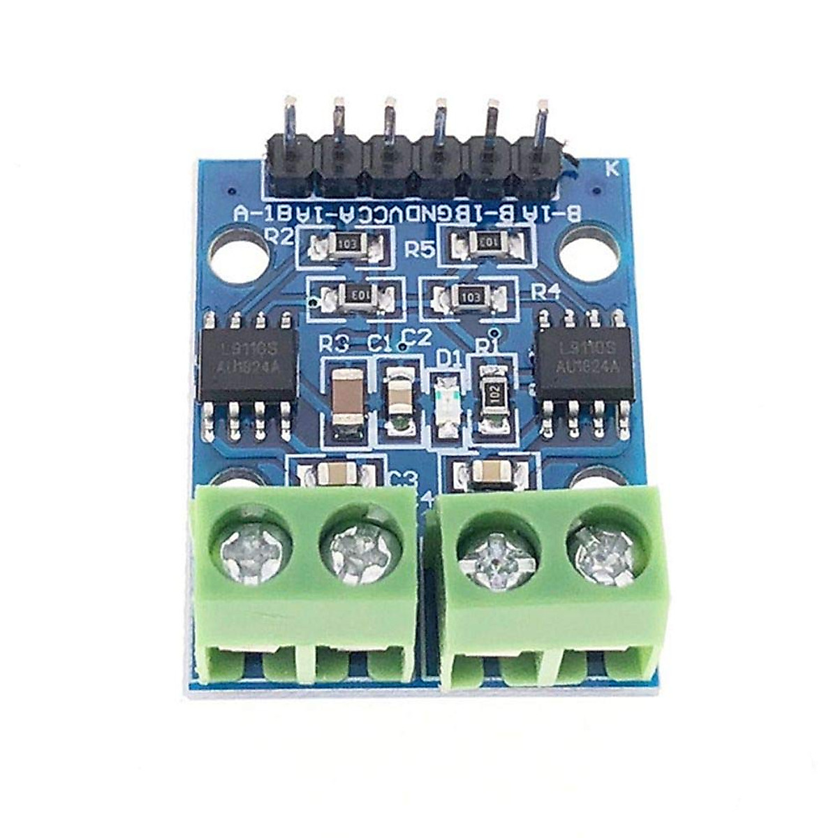 DAOKI 5PCS L9110S DC Stepper Motor Driver Controller Board 2.5-12V H-Bridge for Arduino with Dupont Cable Male to Female 30 PIN,28AWG Wire