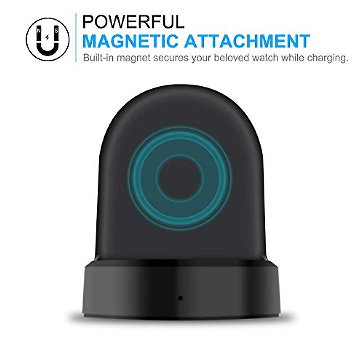 Charger Stand for Samsung Galaxy Watch 6/6 Classic/5 Pro/5/4/ Active 2/Active/for Galaxy Watch 4 Classic/3, Replacement Charging Cradle Dock for Galaxy Active Watch