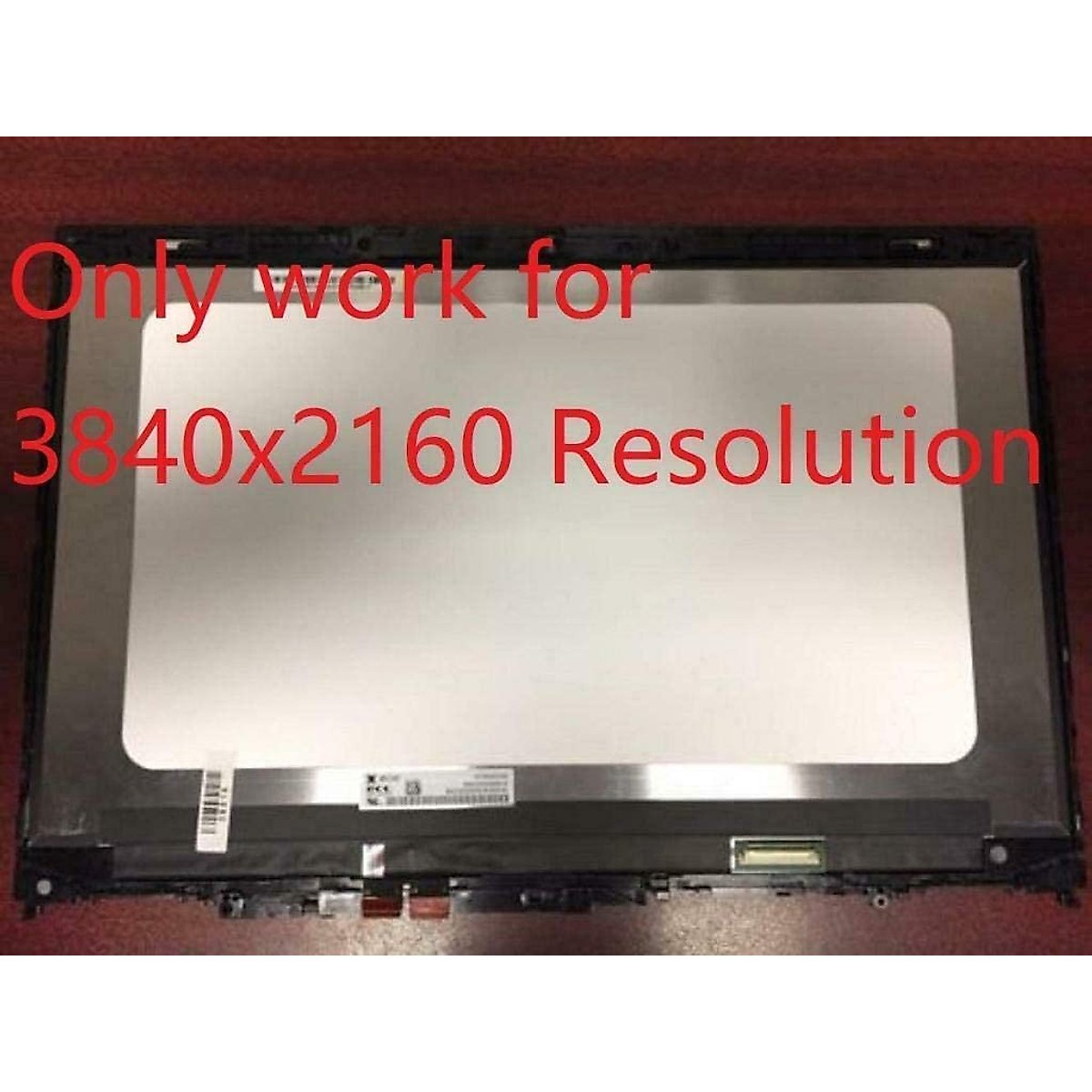 15.6" UHD 4K LCD Screen + Touch Digitizer + Bezel Frame Assembly 5D10N46973 for Lenovo Flex 5-1570 (Type 80XB) UHD Version (NOT for FHD)