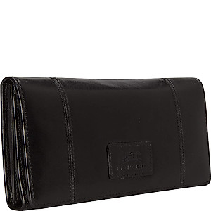 Mancini Leather Goods RFID Secure Trifold Wallet (Cognac)