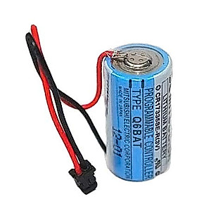 Mitsubishi Battery - Q6BAT - CR17335SE - 3V - PLC Lithium Battery Plug