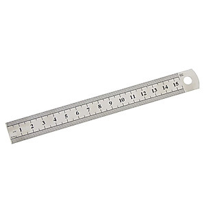 Stainless Steel Metal Ruler,Metal Straight Edge Ruler, Straight Ruler for Student School Office