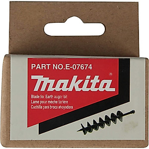 Makita E-07674 6" Earth Auger Drill Bit Blade Set