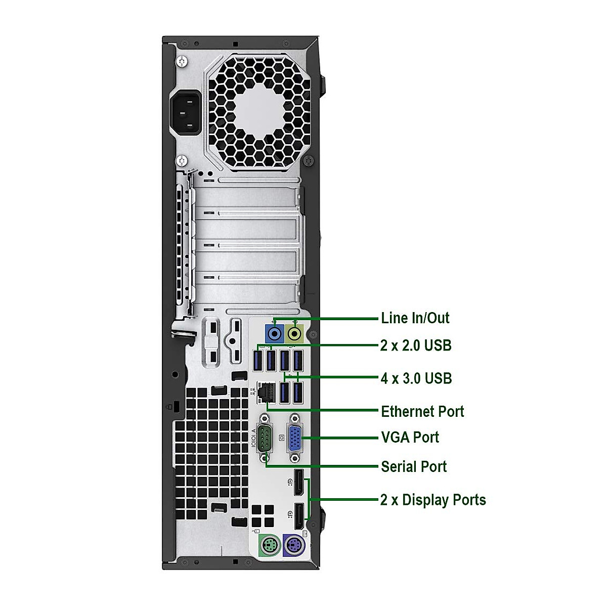 HP 600 G2 SFF Computer Desktop PC, Intel Core i5-6500 3.2GHz Processor, 8GB Ram, 128GB M.2 SSD, 1TB HDD,Wireless Keyboard & Mouse, WiFi | Bluetooth, New Dual 19 Monitor, Windows 10 Pro (Renewed)