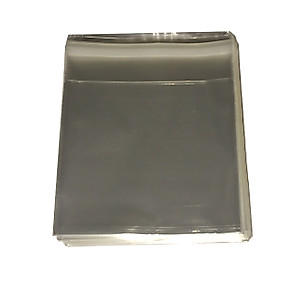 4" x 4'' inches Square Food Safe Adhesive Self-Sealing Resealable Clear Plastic Flat Cello Wrap Cellophane Favor Candy Soap Cookie Treat Gift Bags 100pcs