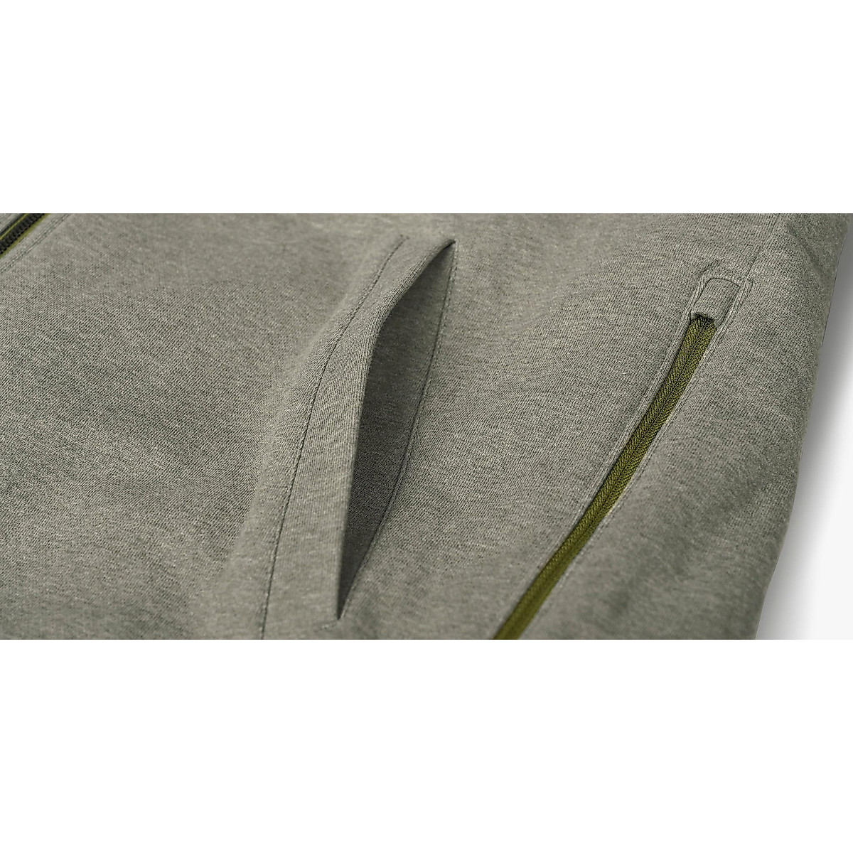 VIKTOS Men's Full Zip Soft Casual Lightweight Navarone Fleece Jacket, Ranger, L