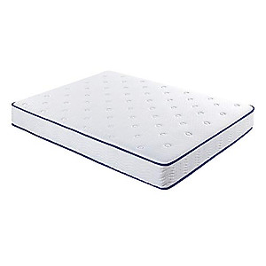 Olee Sleep 9 Inch Breeze Gel Infused Memory Foam Innerspring Mattress, Mattress In a Box, CertiPUR-US Certified, Twin