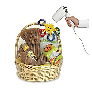 Clear Jumbo Shrink Wrap Cellophane Bag - 24" x 30" - Perfect for Gift Baskets, Birthday, Baby Shower, Bridal Shower & More (1 Roll)