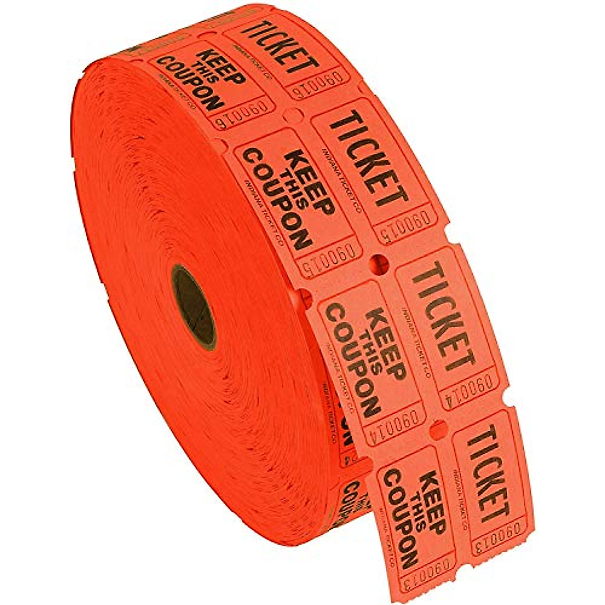 Double Roll Raffle Event Tickets - Full Set of 8 Colors (8 Rolls of 2000 Tickets Each)