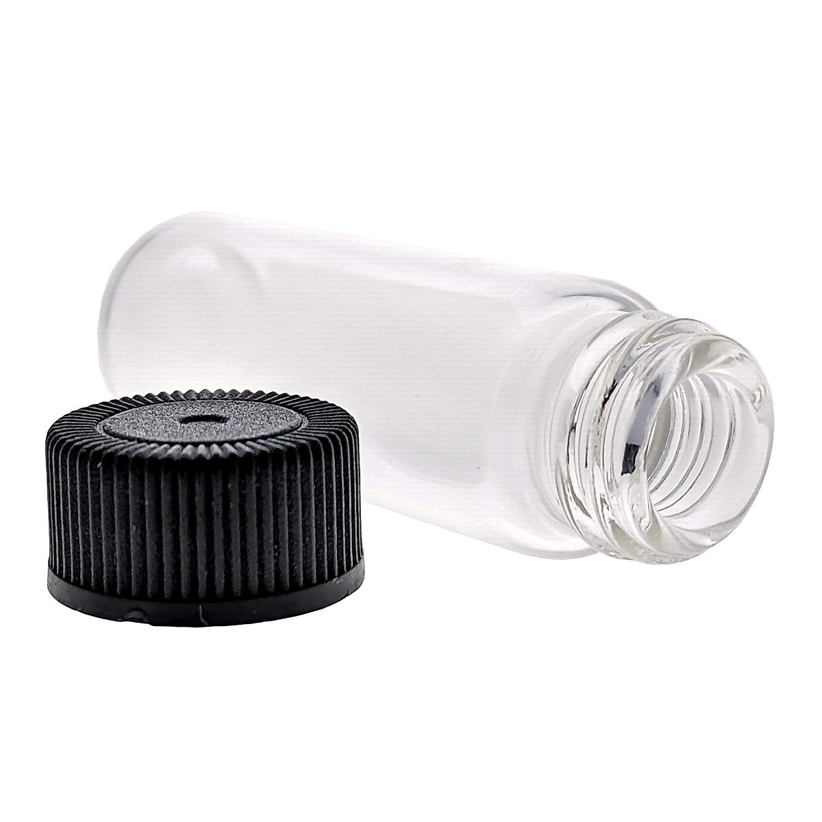 144pk Glass Vial Collection Set Craft and Hobby Storage (2 Dram)