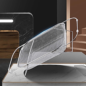 MinnowXY Stainless Steel Retractable Drain Basket Kitchen Basket Vegetable Washing Drain Basin Household Living Room Fruit Bowl