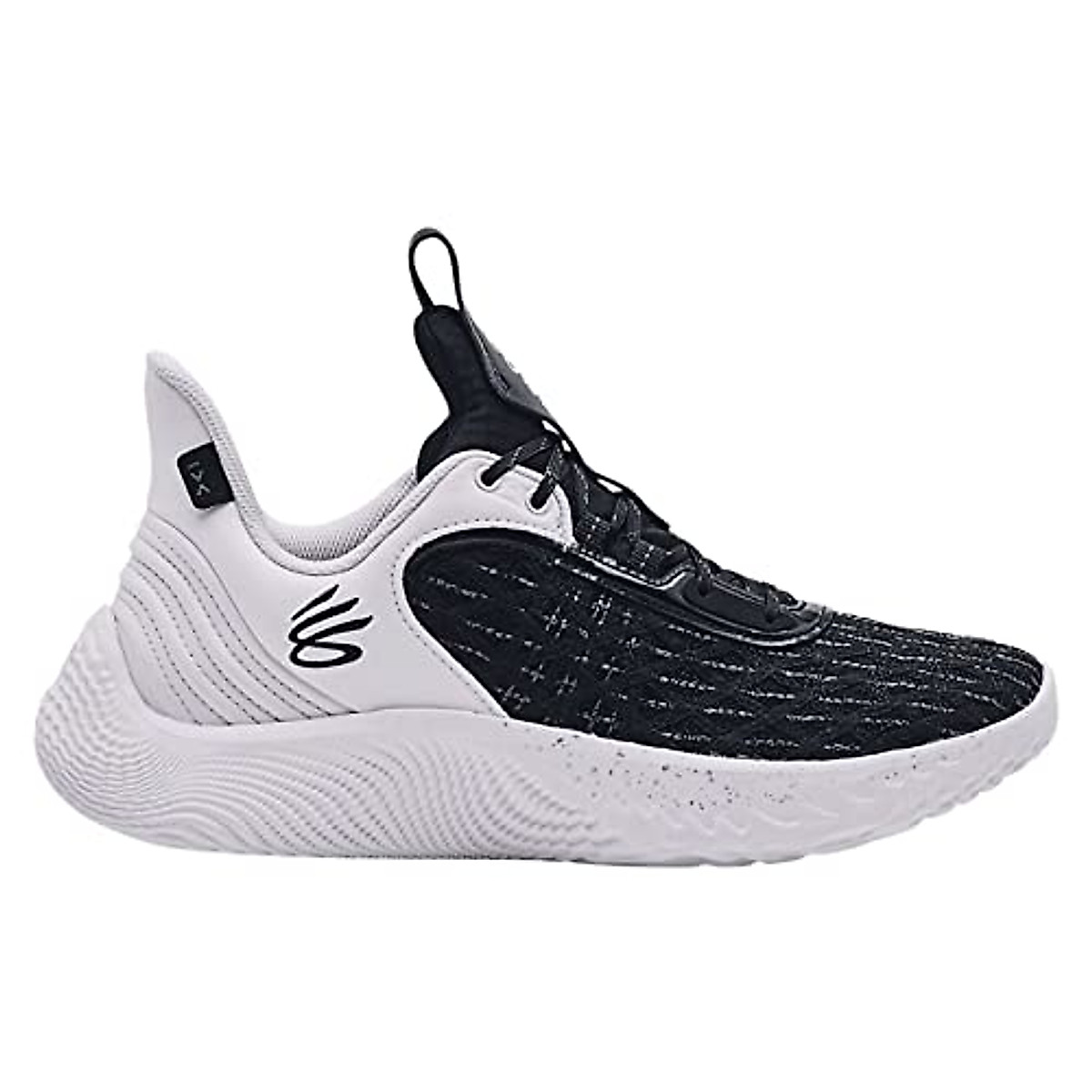 Under Armour Curry Flow 9 Team Basketball Shoes - Black - Men's Size 10 / Women's Size 11.5, Black/White