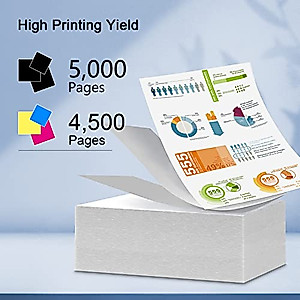 TN-433 TN433 Toner Cartridge HUAYA Compatible Replacement for Brother DCP-L8410CDW HL-L8260CDW L8360CDW MFC-L8360CDW L8690CDW Printer, 5 Pack (2BK+1C+1Y+1M) Color Toner