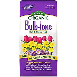 Espoma Organic Bulb-tone 3-5-3 Natural & Organic Fertilizer and Plant Food for all Spring and Fall Bulbs. 4 lb. Bag. Use for Planting & Feeding to Promote Vibrant Blooms
