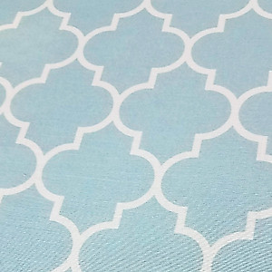 StateOJ 4 Leg Steel Top Folding Ironing Board with White Frame & Blue Lattice Cover Ironing Board Iron Board Apartment Essentials Laundry Organizer Folding Board