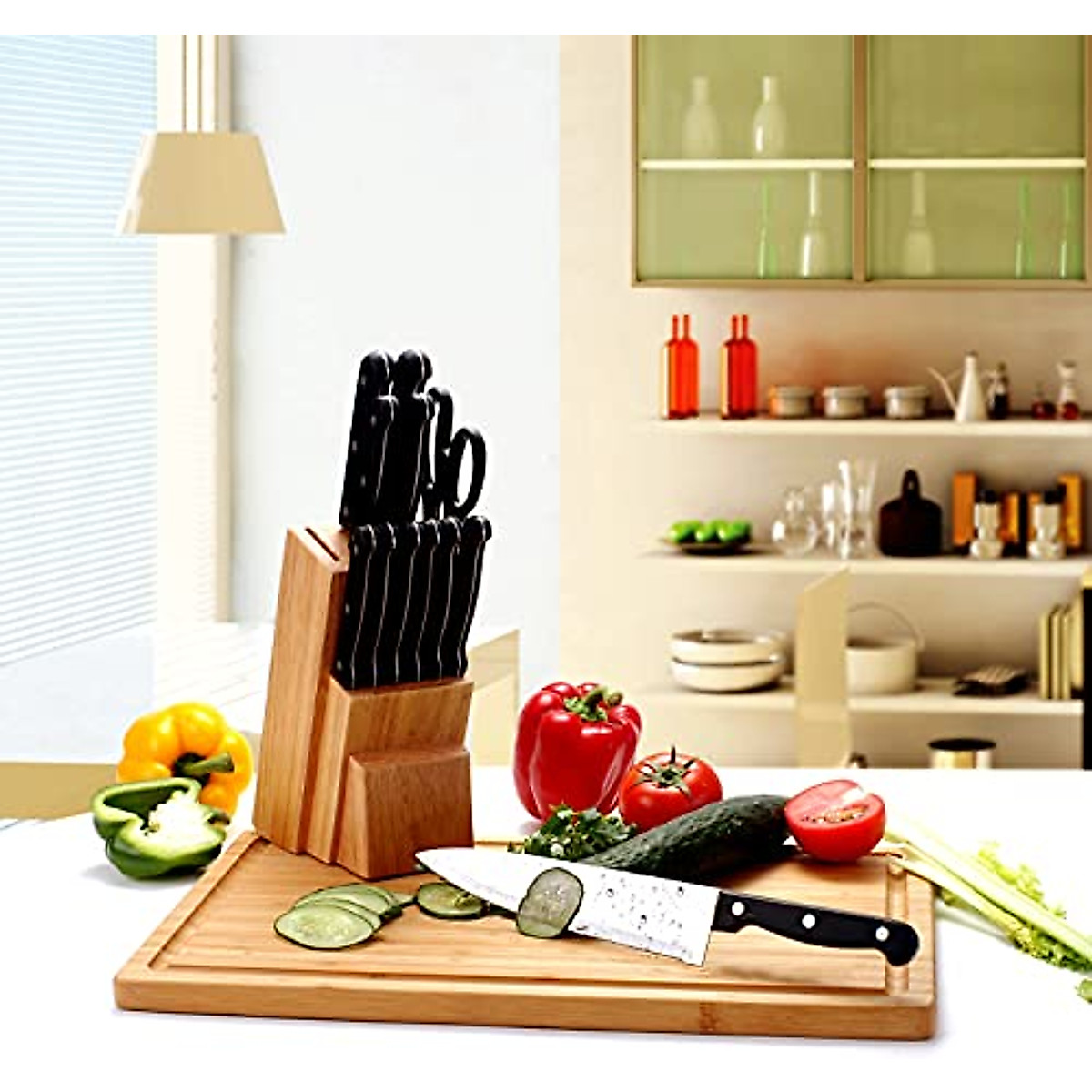 Utopia Kitchen Extra Large Bamboo Cutting Board (Natural, X-Large)