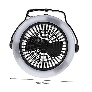 BESPORTBLE 12 Fan for Camping The Black Noire Beer Camping Supplies Earphone Plug Charm Portable Camping Fan Camping Led Fan Home Emergency Kit Accessories Lapel Watch Tent Lights USB
