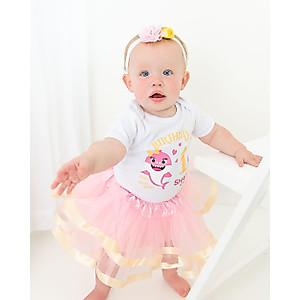 Luke and Lulu Baby Shark Birthday Outfit Girl Collection - 1st Birthday