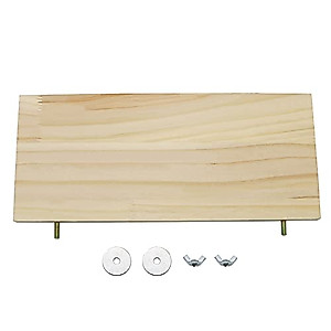 Parrot Bird Wood Perch Platform Large Stand Shelf for Birds Budgie Parakeet Cockatiel Conure Cockatoo Macaw African Grey