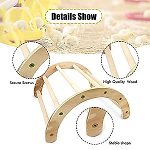 Xnuoyo Chick Perch Chick Toys,4 Pack Chicken Perch Stand Roosting Training,Chicken Wood Stand Paw Grinding Stick,Chicken Coop Accessories Toys for Chicken Brooder, Coop Baby Chicks