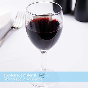 Allinko Wine Filters (48 Pack), Remove Sulfite Tannin and Histamines, All Natural Ingredients, Wine Allergy Sensitivity Prevention, Stop Wine Headaches Nausea