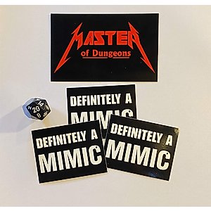 Master of Dungeons Sticker Pack - Dungeon Master DND