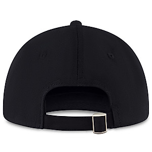 Disney Men's Baseball Cap, Mickey Mouse Adjustable Hat for Adult, Black, One Size