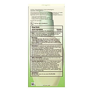 Aveeno Positively Radiant Daily Face Moisturizer with Broad Spectrum SPF 15 Sunscreen and Soy Extract, 4 fl. oz