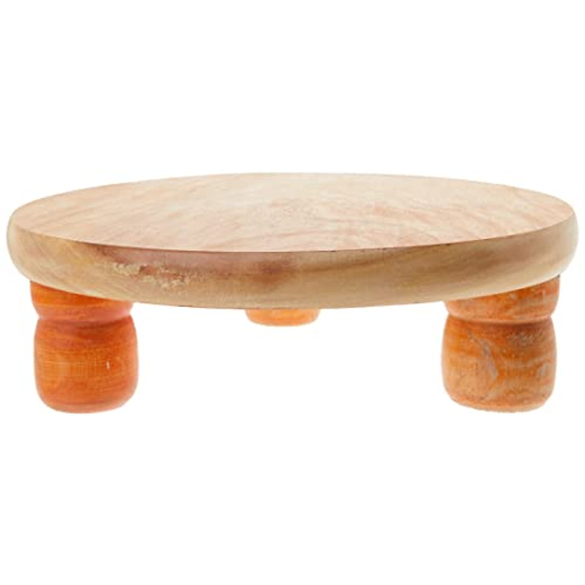 Tabakh Manual Wooden Roti Chapati Flatbread Tortilla Presser Maker with Rolling Pin, 10-Inch