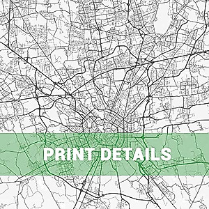 Dear Mapper Milano Italy View Abstract Road Modern Map Art Minimalist Painting Black and White Canvas Line Art Print Poster Art Print Poster Home Decor (Set of 3 Unframed) (12x16inch)