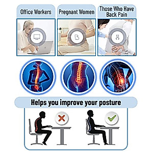 Mr. Pen- Lumbar Support Pillow, Memory Foam Lumbar Pillow, Car Lumbar Support, Office Chair Back Cushion, Chair Pillow, Desk Chair Back Support