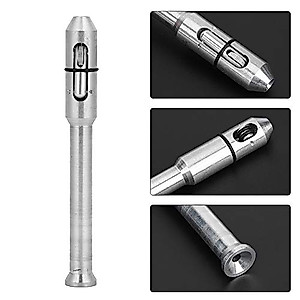 TIG Pen TIG Welding Wire Feed Pen, Finger Feeder Welding Stick Rod Holder Filler, Comfortable Grip Welder Equipment Accessories, for 1.0-3.2mm Welding Wire, Silver