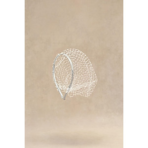 BABEYOND 1920s Flapper Fascinator Mesh Veil Headband Bridal Wedding Tea Party Fascinator Veil for Women