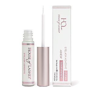 House of Lashes Eyelash Glue - Latex-Free Eyelash Glue for Sensitive Eyes - Effective for All Day Wear Clear Lash Glue for Strip Lashes, 2 Count