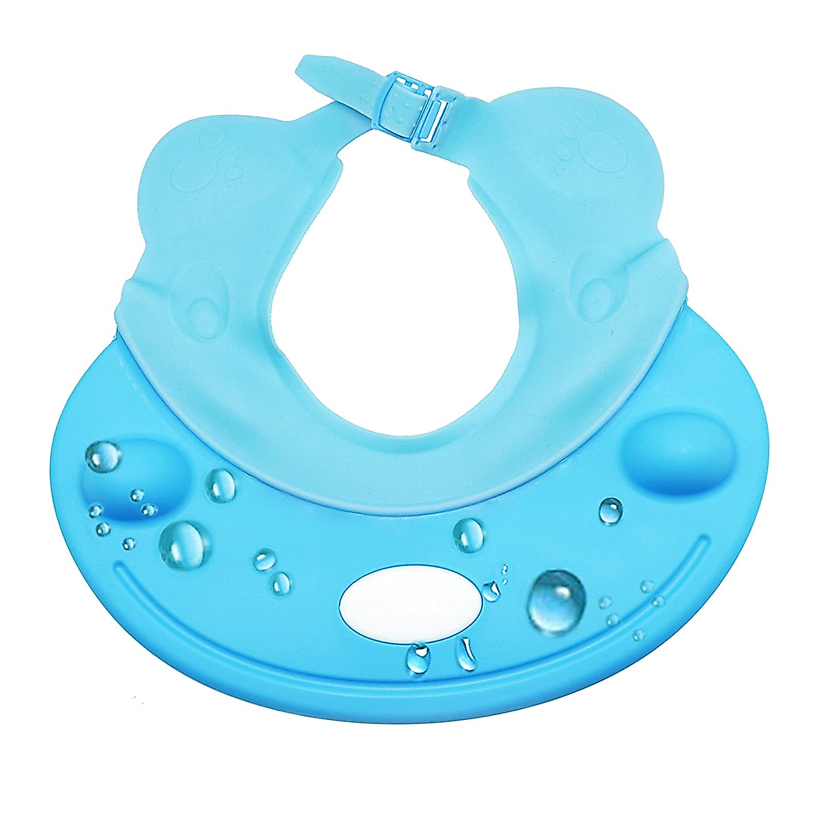 Hooyyene Baby Shower Cap for Hair Washing, Soft Silicone Adjustable Shower Hat for Baby, Bath Hat for Toddlers, Shower Visor for Kids Children