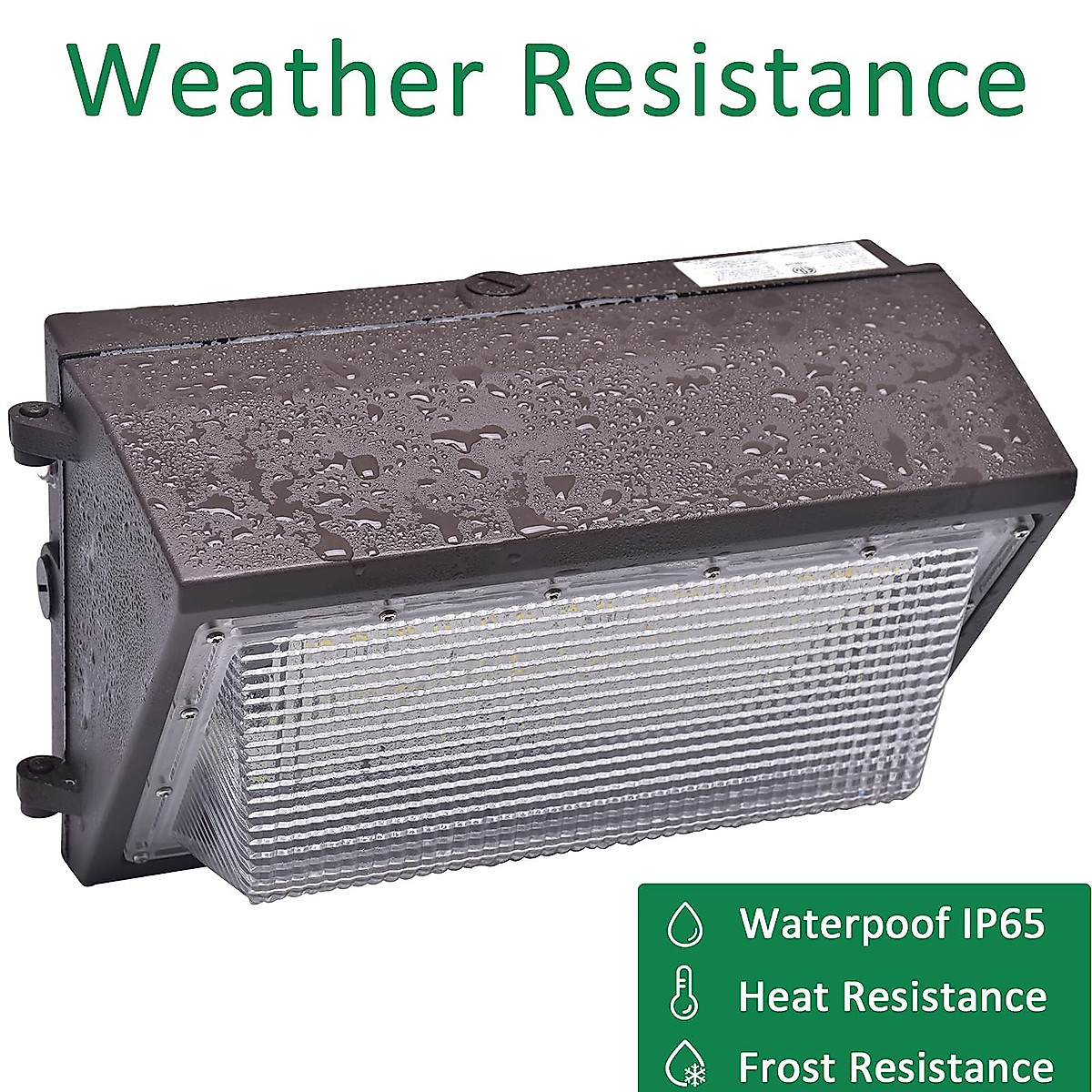 LED Wall Pack Light with Dusk to Dawn Photocell,150W 19500LM 5000K Daylight ,AC100-277V Input,900W HPS/HID Equivalent, Waterproof Commercial Security Lighting for Warehouses, Garage,ETL Listed