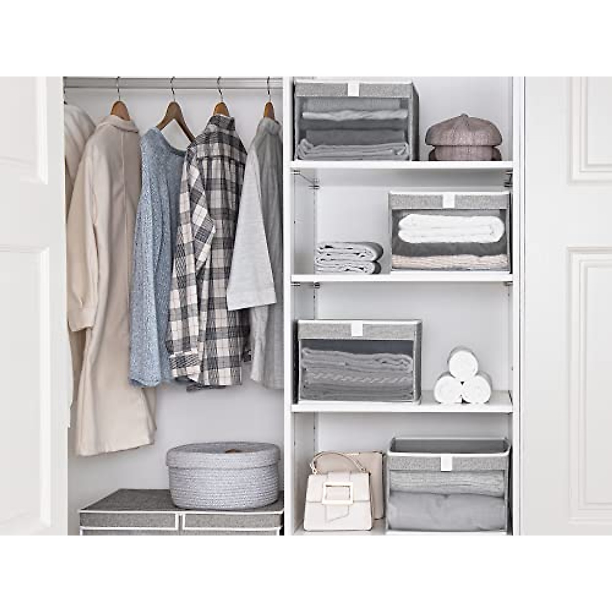 StorageWorks Underbed Storage Box and Closet Storage Bins with Clear Window