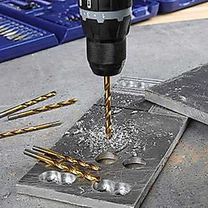 WORKPRO Drill Bit Set, 300-Piece Drill and Driver Accessory Set for Metal, Wood, Cement Concrete and Plastic with Storage Case, W004549A