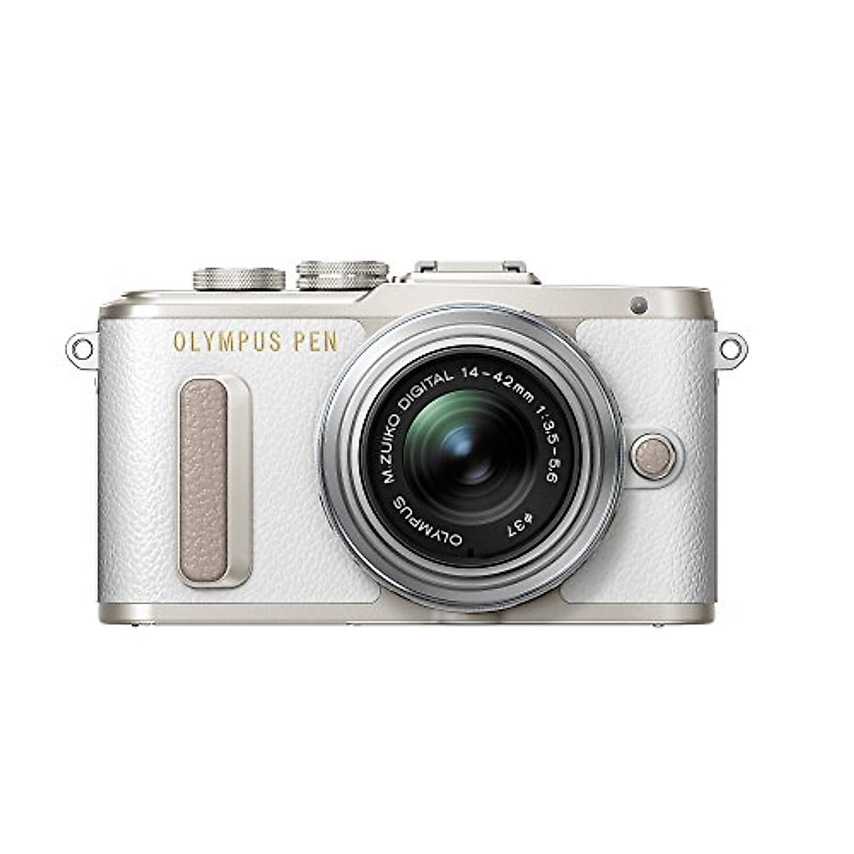 Olympus PEN E-PL8 White Body with 14-42mm IIR Silver Lens