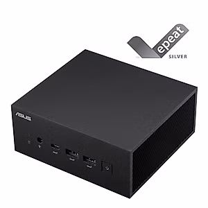 ASUS ExpertCenter PN64 Mini PC Barebone with Intel Core i3-1220P Mobile Processor, up to 32GB DDR5 RAM, Dual Storage Design, WiFi 6E, Bluetooth, USB-C with VESA Mount,Black