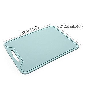 MMOOCO Chopping Board, Flexible Silicone Cutting Board, 29 X 21.5cm, Non-Slip, Sturdy, Food-Grade Plastic, Oil-Free Cutting Board and Durable Kitchen Tool