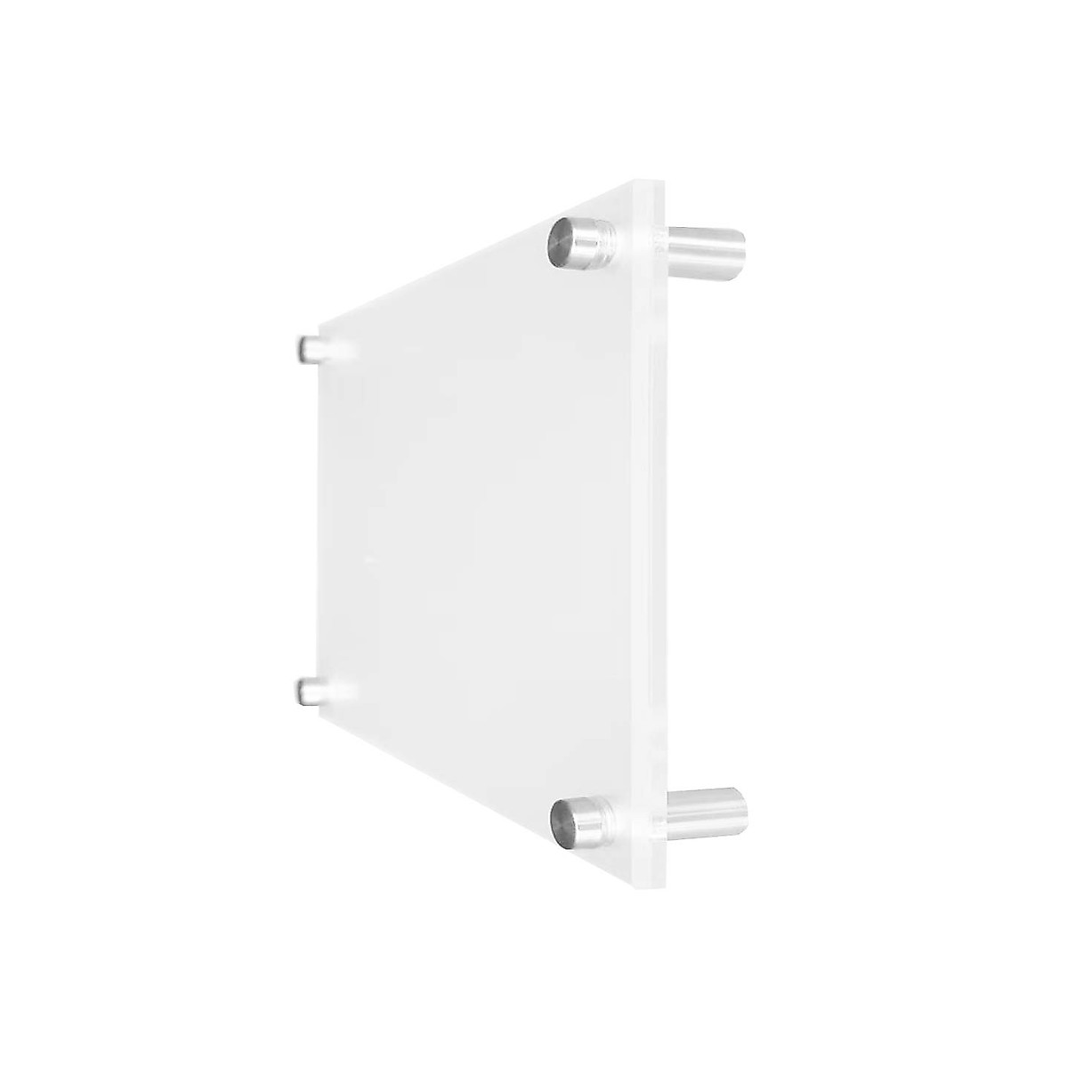 Missartist 11x14 Wall Mount Acrylic Picture Frame Double Panel Floating Frameless Acrylic Photo Frame Certificate Document Frame Display (11 x 14)