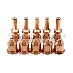 WeldingStop Plasma Cutter XT60 Torch Electrode 256026 Tip 249929 60A (PK-10 NOT Miller Original Consumables)