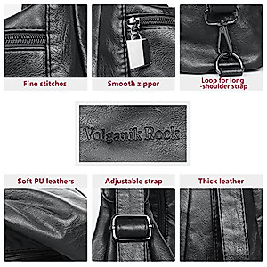 Women Soft Washed Leather Hobo Purse and Handbag,Convertible Backpack Shoulder Bag Large Capacity Crossbody Bag Tote Satchel